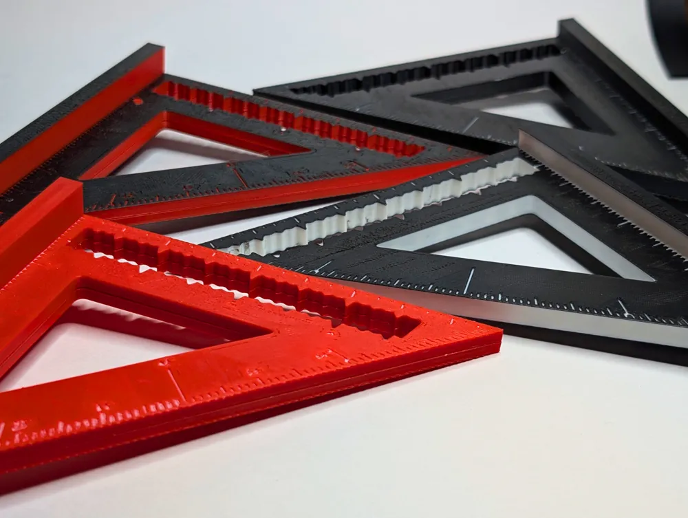 4 1/2 Inch Trim/Rafter Square - w/ Scribe Markers by StefMakesStuff ...