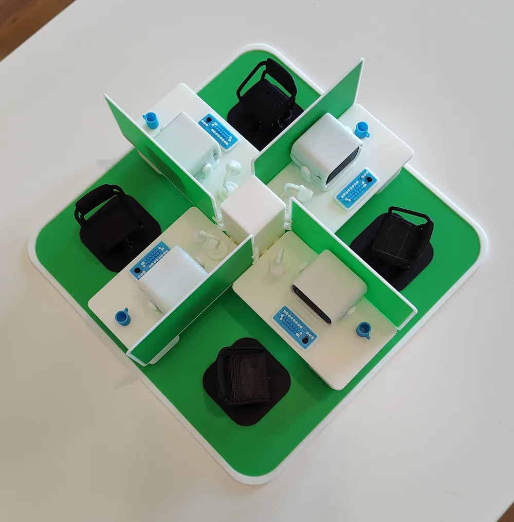 Severance MDR Office - Free 3D Print Model - MakerWorld