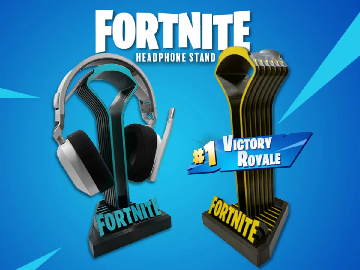 Fortnite Headphone Stand - Free 3D Print Model - MakerWorld