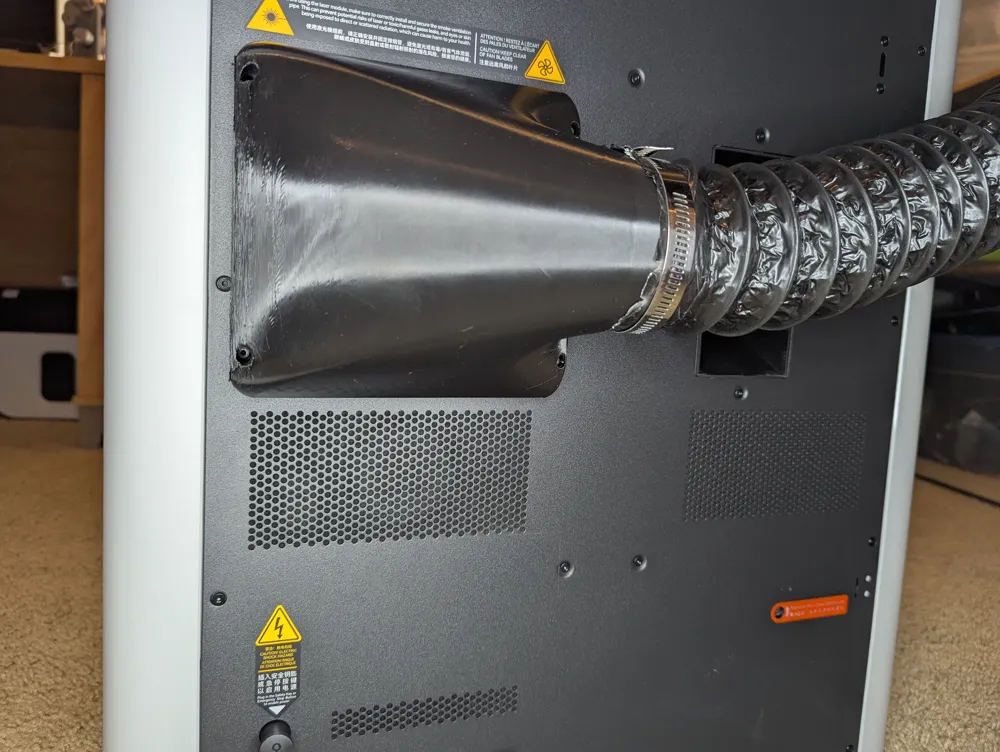 H2D/H2S Right Angle Exhaust Vent 3in/4in(75/100mm) by ...