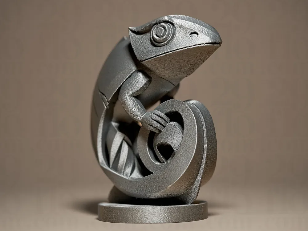 CHAMELEON Figurine - Free 3D Print Model - MakerWorld