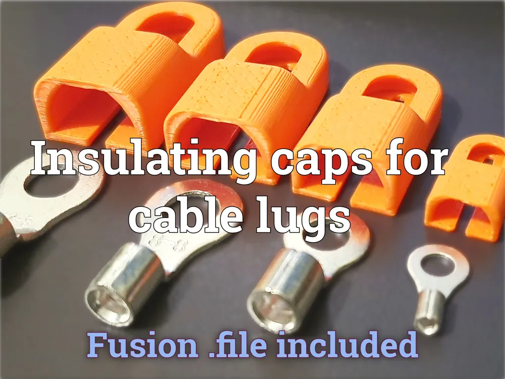 Insulating caps for cable lugs by Dadikonna MakerWorld: Download Free ...