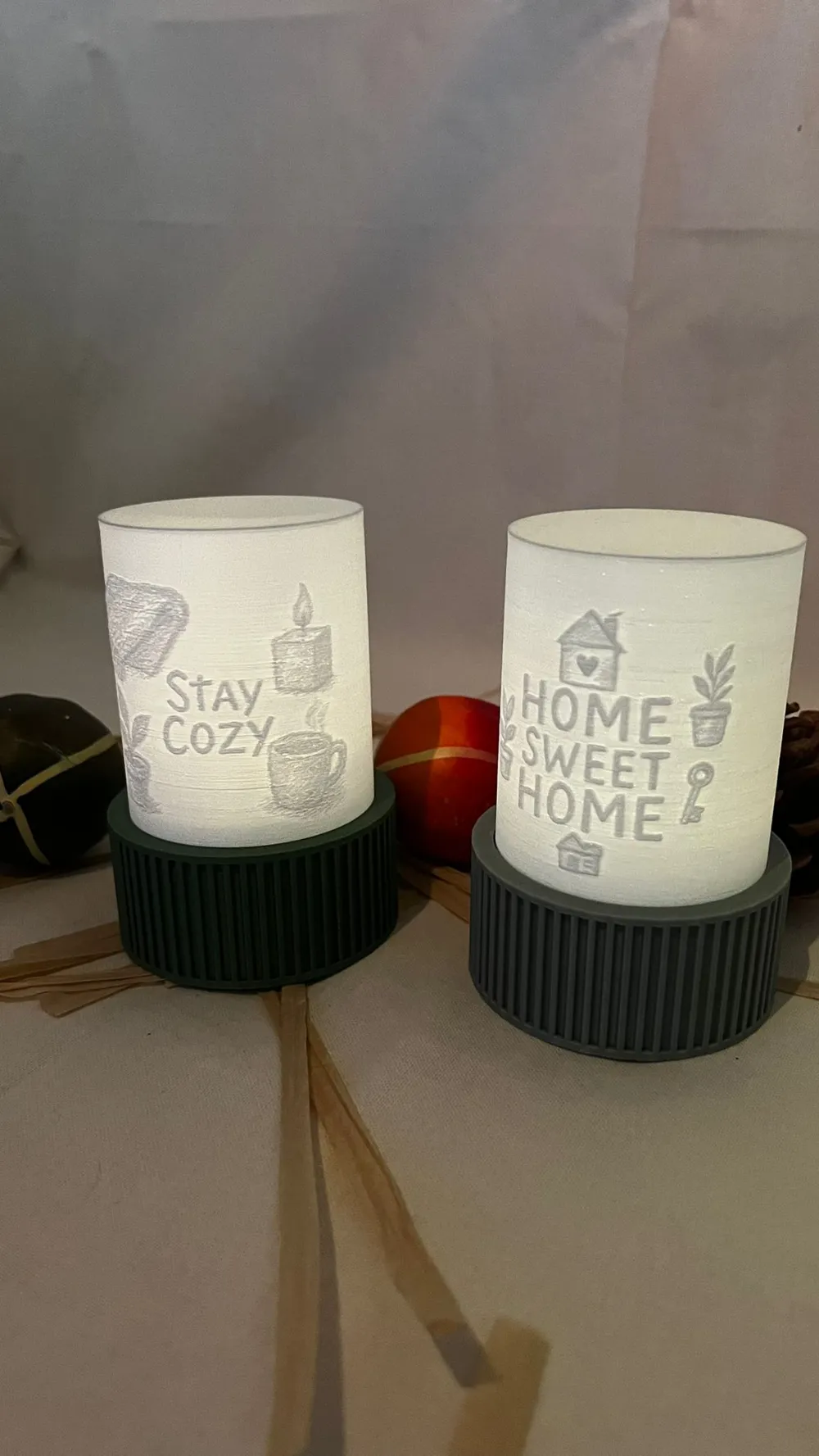 Custom 3D Printed LED Lamp – Home Decor by Corsacks MakerWorld ...