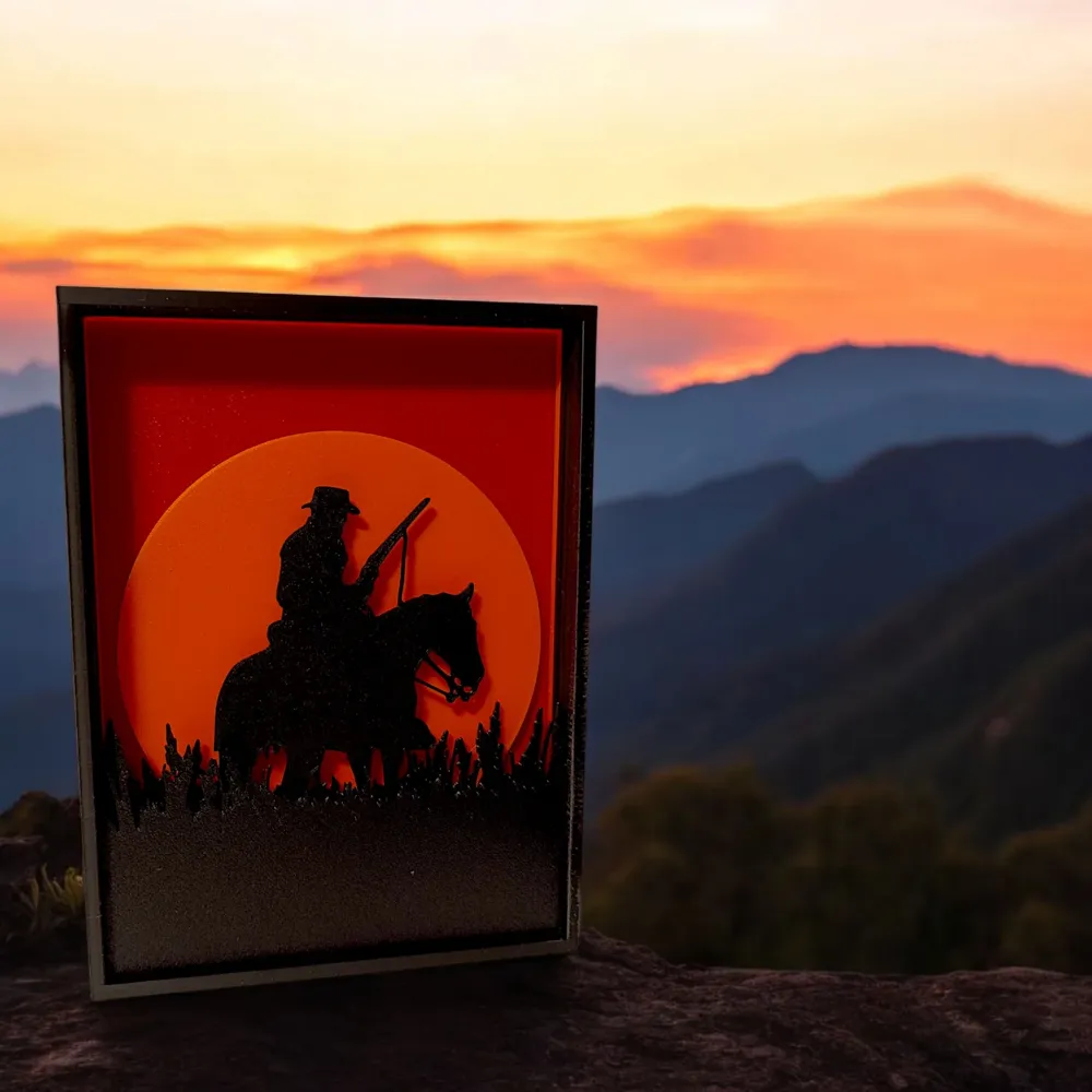 Red Dead Redemption Panel 2 - Free 3D Print Model - MakerWorld