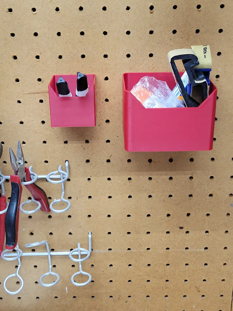 Peg Board Organizer Boxes - Free 3D Print Model - MakerWorld