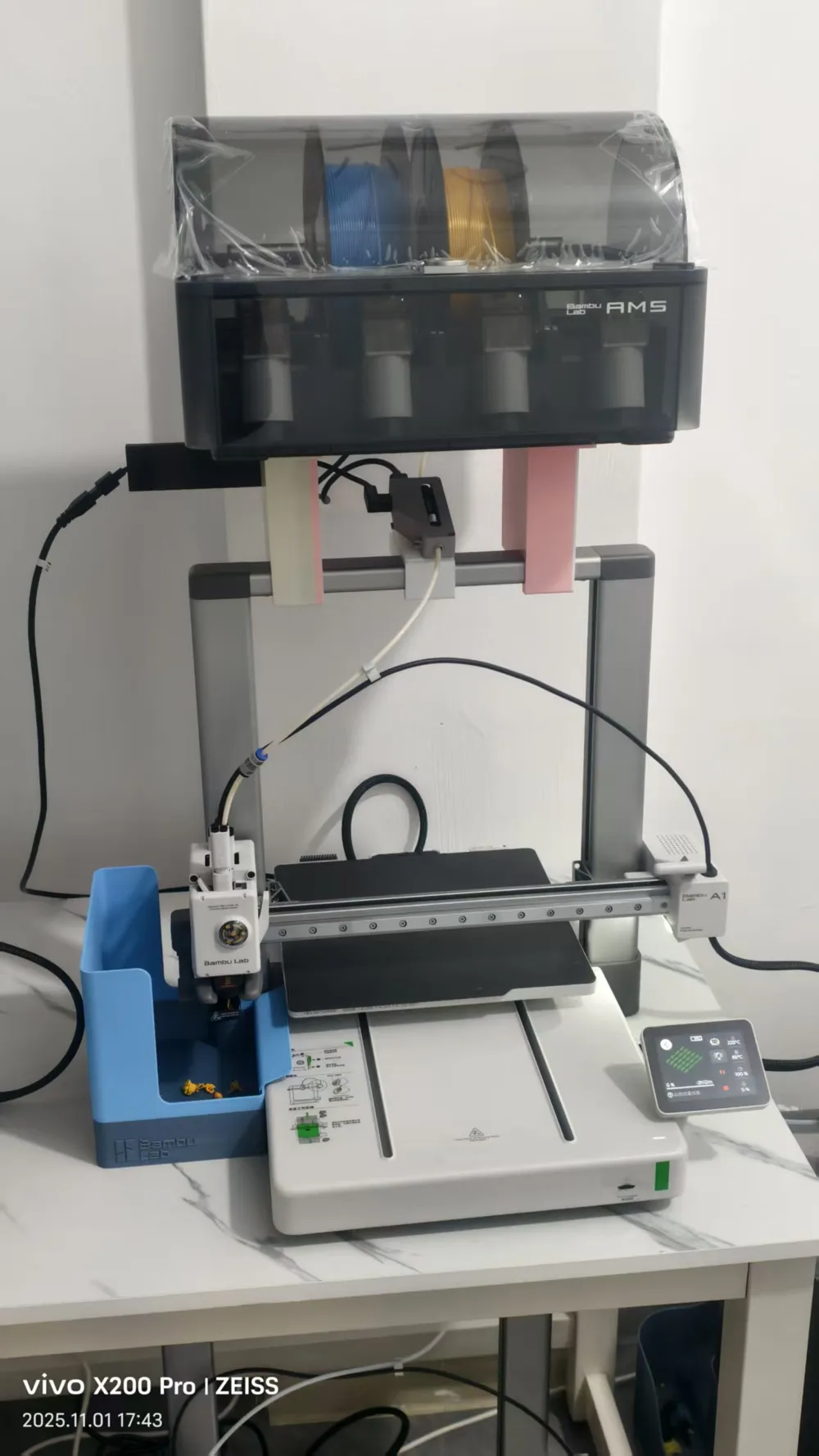 Bambu Lab A1 Top-Mounted First-Gen AMS Minimalist Bracket, Stable ...