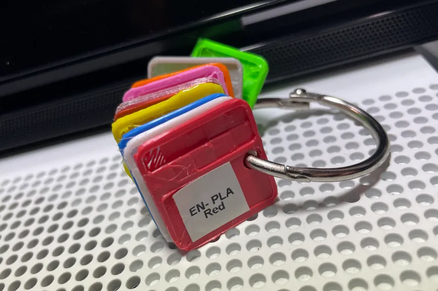 Filament Swatch with 10step Transparency Tag Bambu - Free 3D Print ...