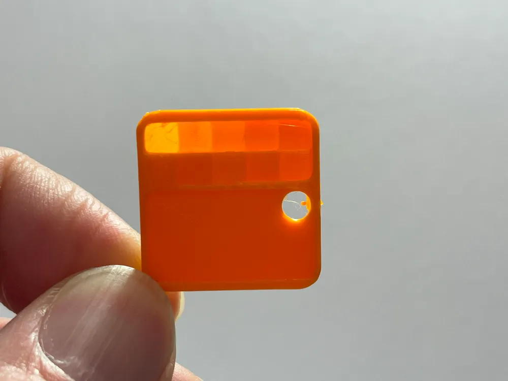 Filament Swatch with 10step Transparency Tag Bambu - Free 3D Print ...