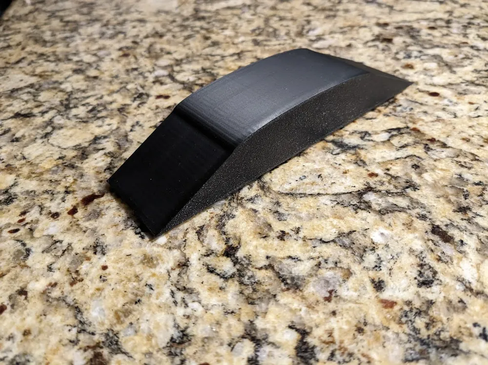 Simple Cat Door - Wedge that grips carpet and uses friction with door ...