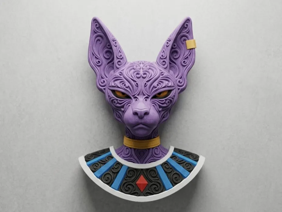 Beerus (Bills) - Dragon Ball Wall Art Collection - Free 3D Print Model ...
