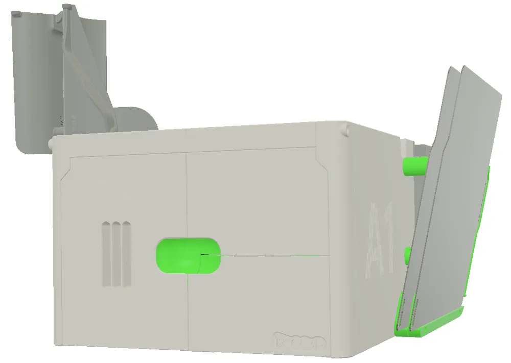 Bambu A1 Drawers - New Front Remixed by emazzarol - MakerWorld