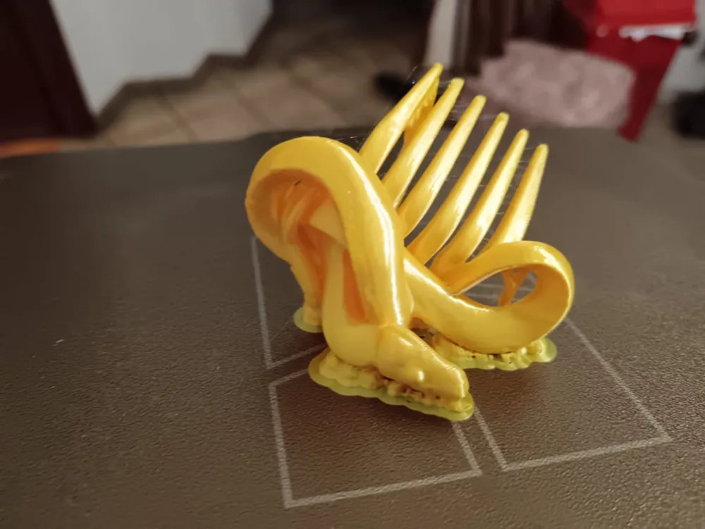 Snake Hair Comb by Aleandrus - MakerWorld