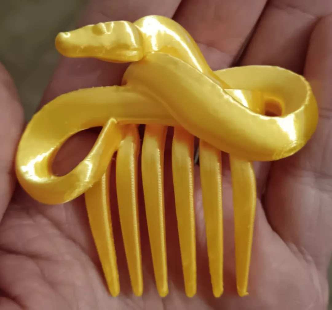 Snake Hair Comb by Aleandrus MakerWorld: Download Free 3D Models