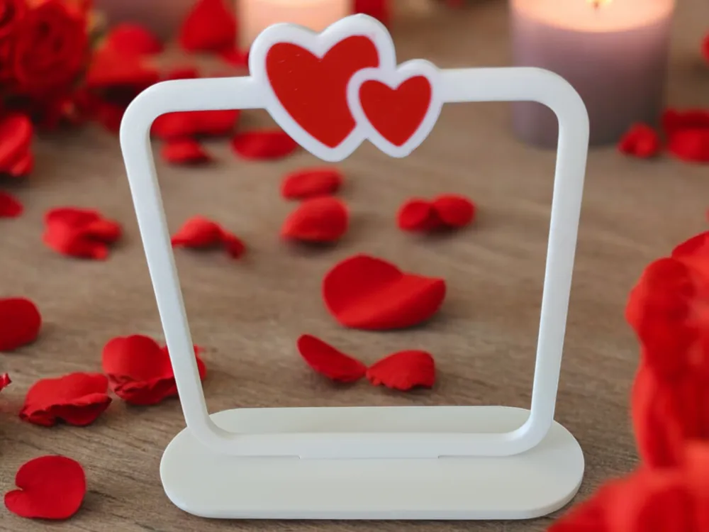 Valentine's Day Heart Photo Frame by Deadlisins - MakerWorld