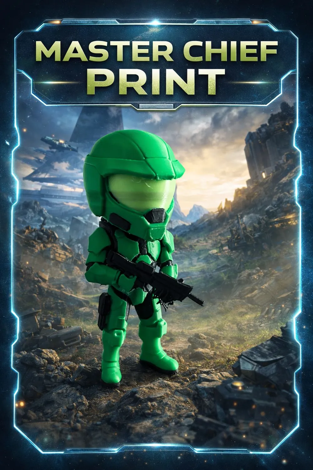 Ultimate Halo Fan Print master chief - Free 3D Print Model - MakerWorld
