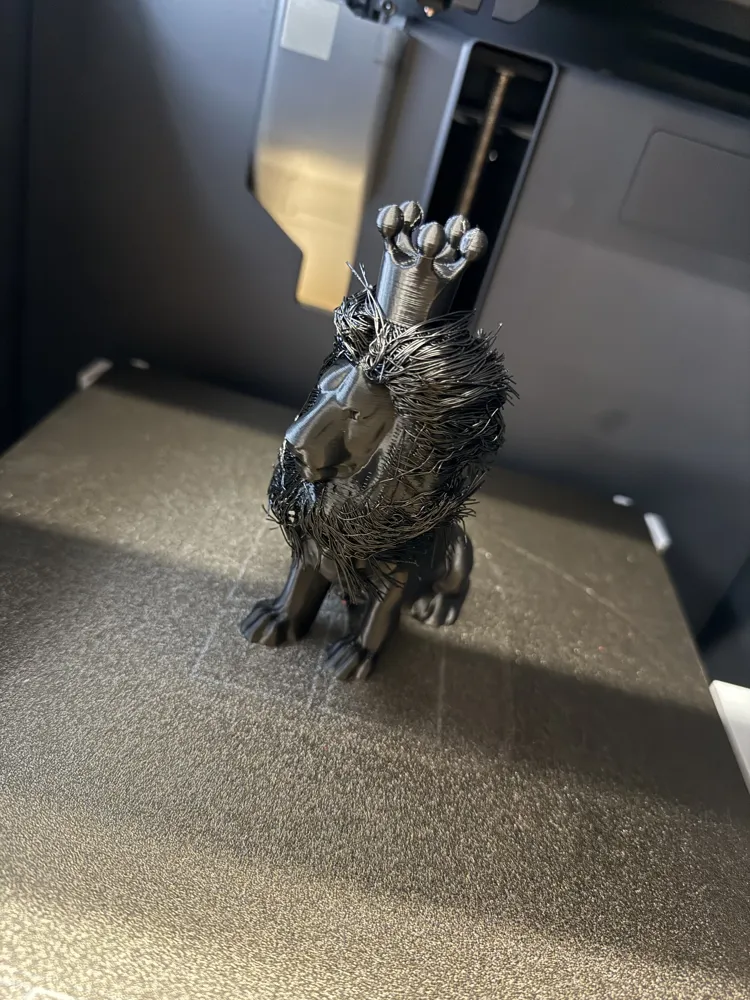 Hairy Lion - Free 3D Print Model - MakerWorld