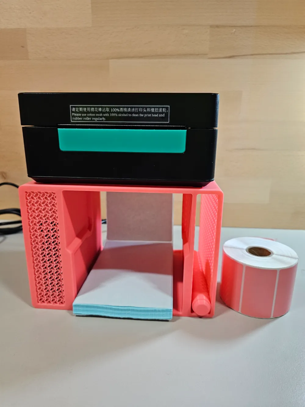 Printer Stand for Thermal Label Printer by Solitaire MakerWorld ...
