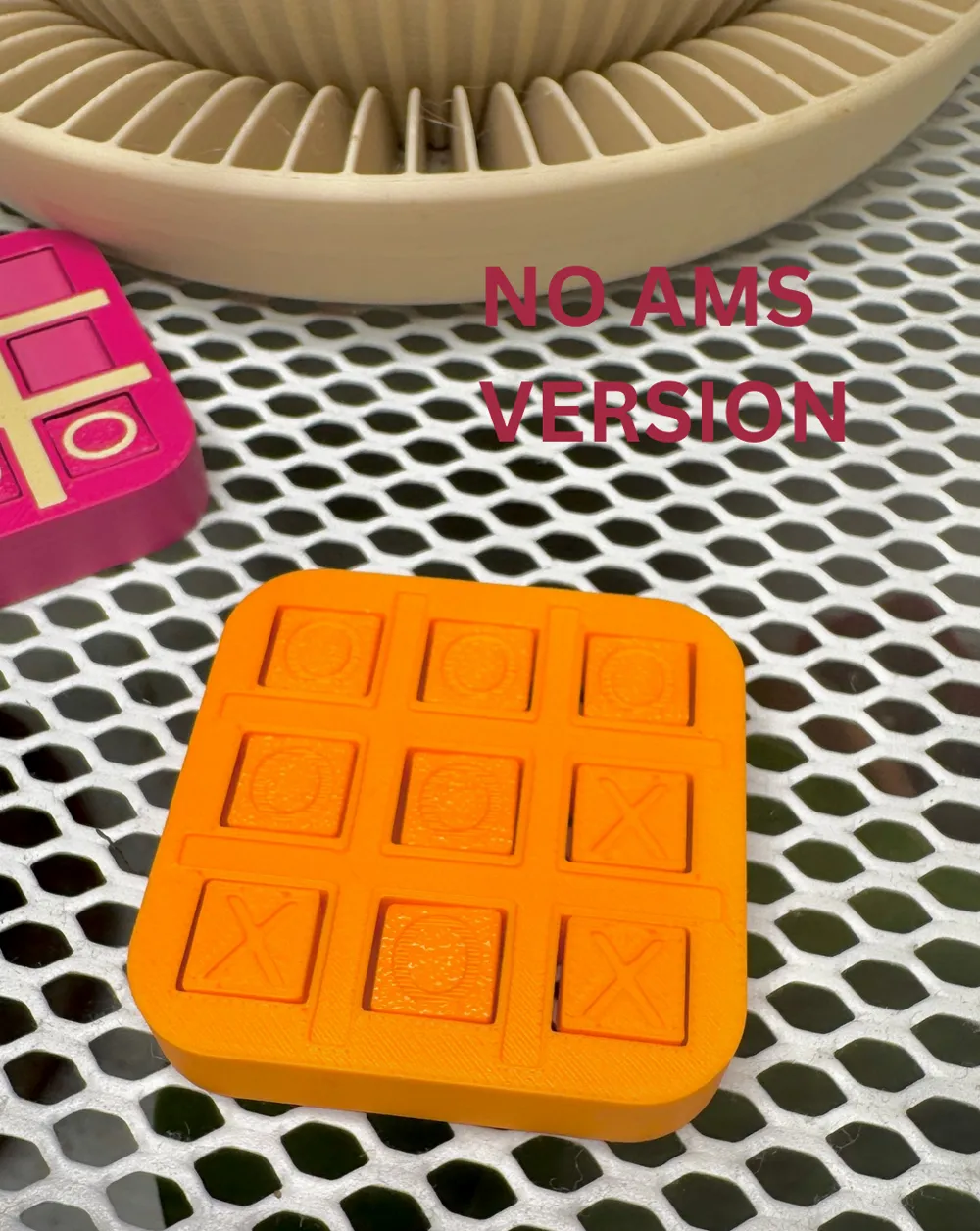 Tic Tac Toe - Print In Place!! AMS + No AMS - Free 3D Print Model ...