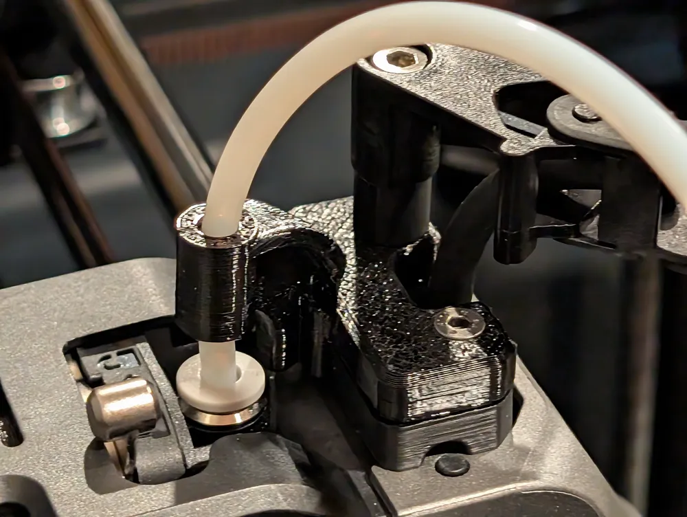 Creality K1/K1C 12mm chain riser & PTFE tube guide Remixed by C3D ...