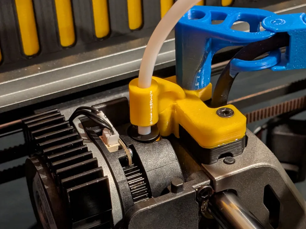 Creality K1/K1C 12mm chain riser & PTFE tube guide Remixed by C3D ...