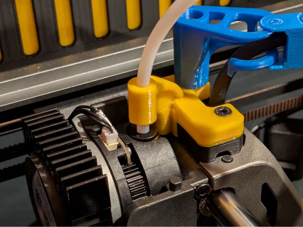 Creality K1/K1C 12mm chain riser & PTFE tube guide Remixed by C3D ...