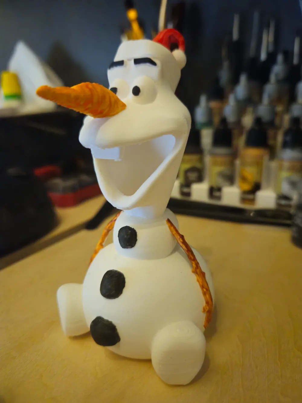 Holiday Olaf Tealight Led Candle by Pig Creations - MakerWorld