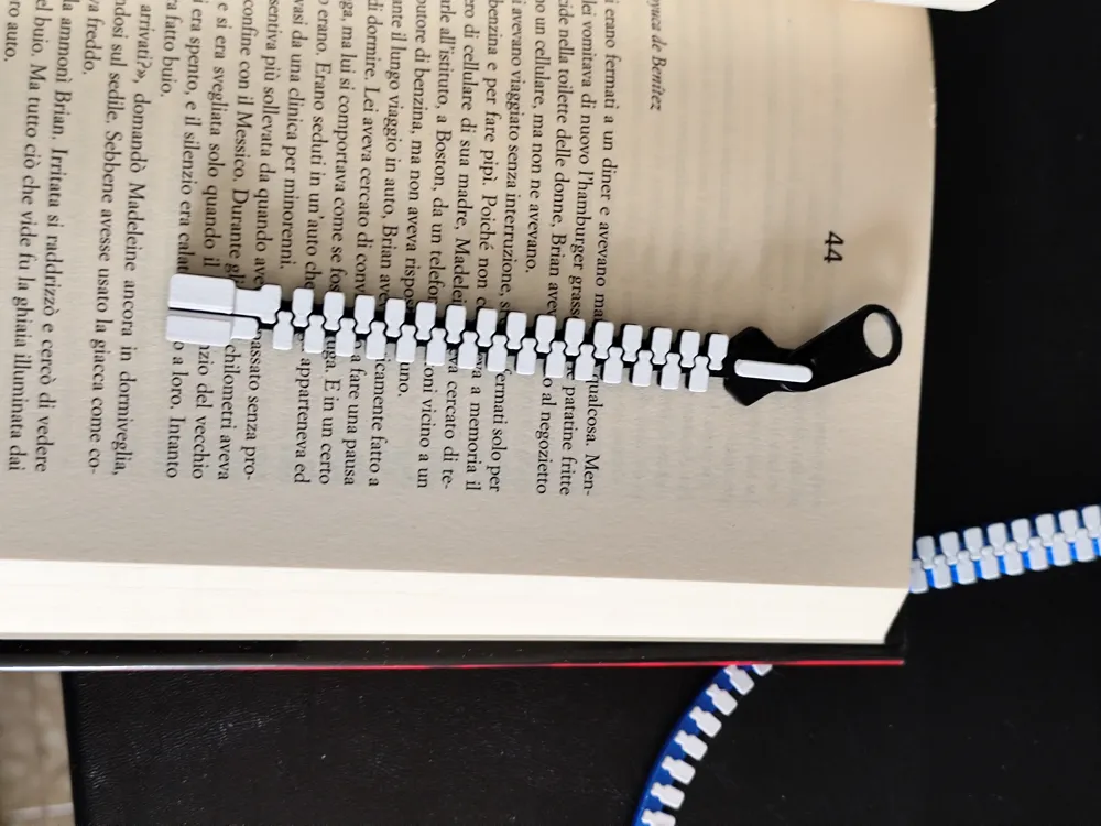 Zipper bookmark by 3DItaly MakerWorld: Download Free 3D Models