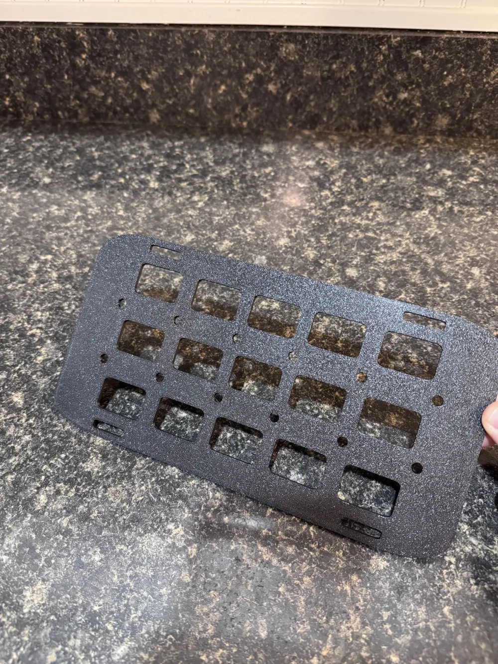 Sun Visor MOLLE Panel - Free 3D Print Model - MakerWorld