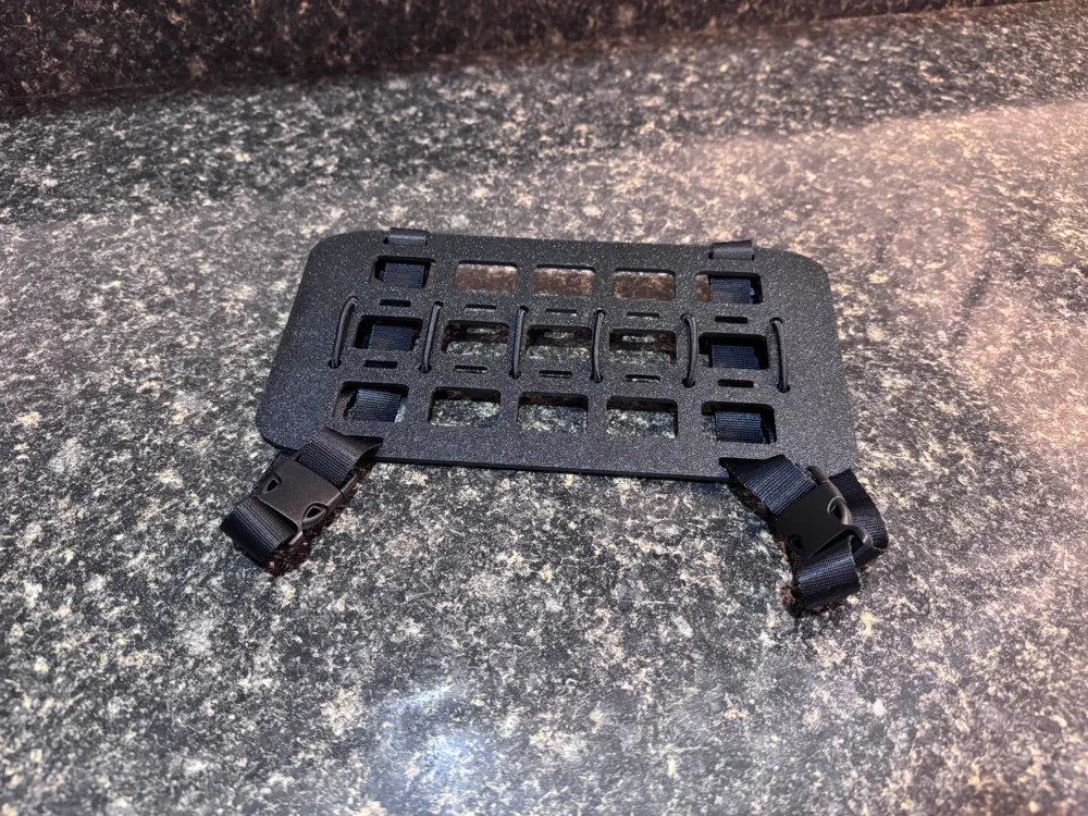 Sun Visor MOLLE Panel - Free 3D Print Model - MakerWorld