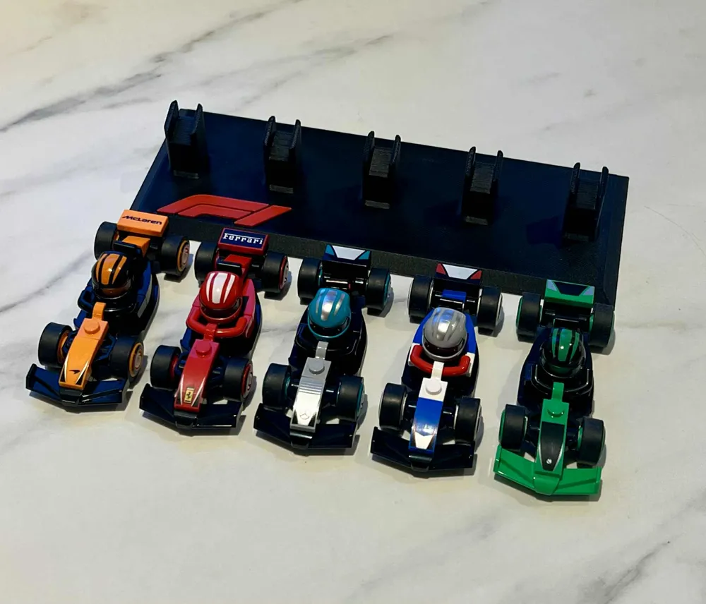 Mini F1 brick stand - Free 3D Print Model - MakerWorld