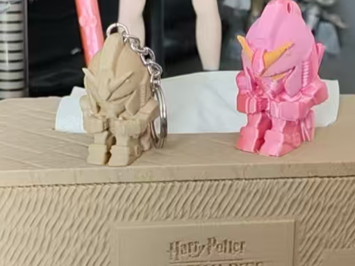 Emo Gundam Keychain by pandabear MakerWorld: Download Free 3D Models