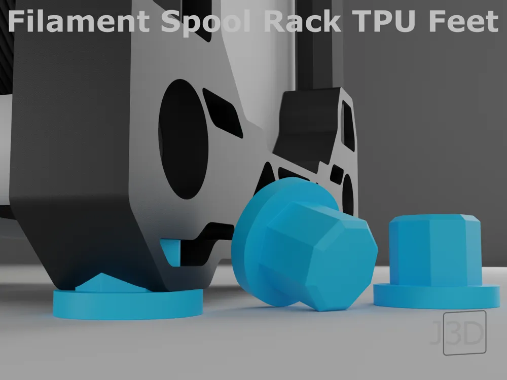 Modular Filament Spool Rack TPU Feet by James3Design MakerWorld ...