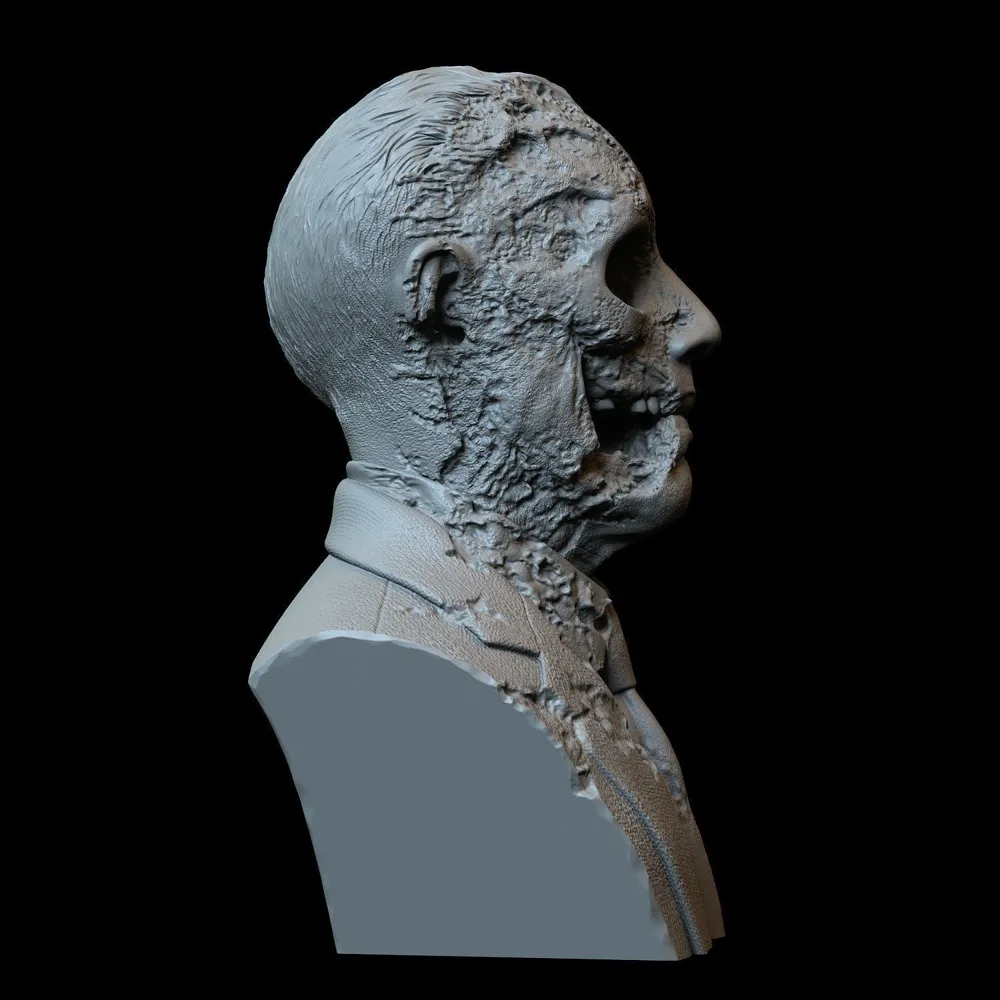 Gustavo Fring – Post-Explosion Bust Breaking Bad - Free 3D Print Model ...