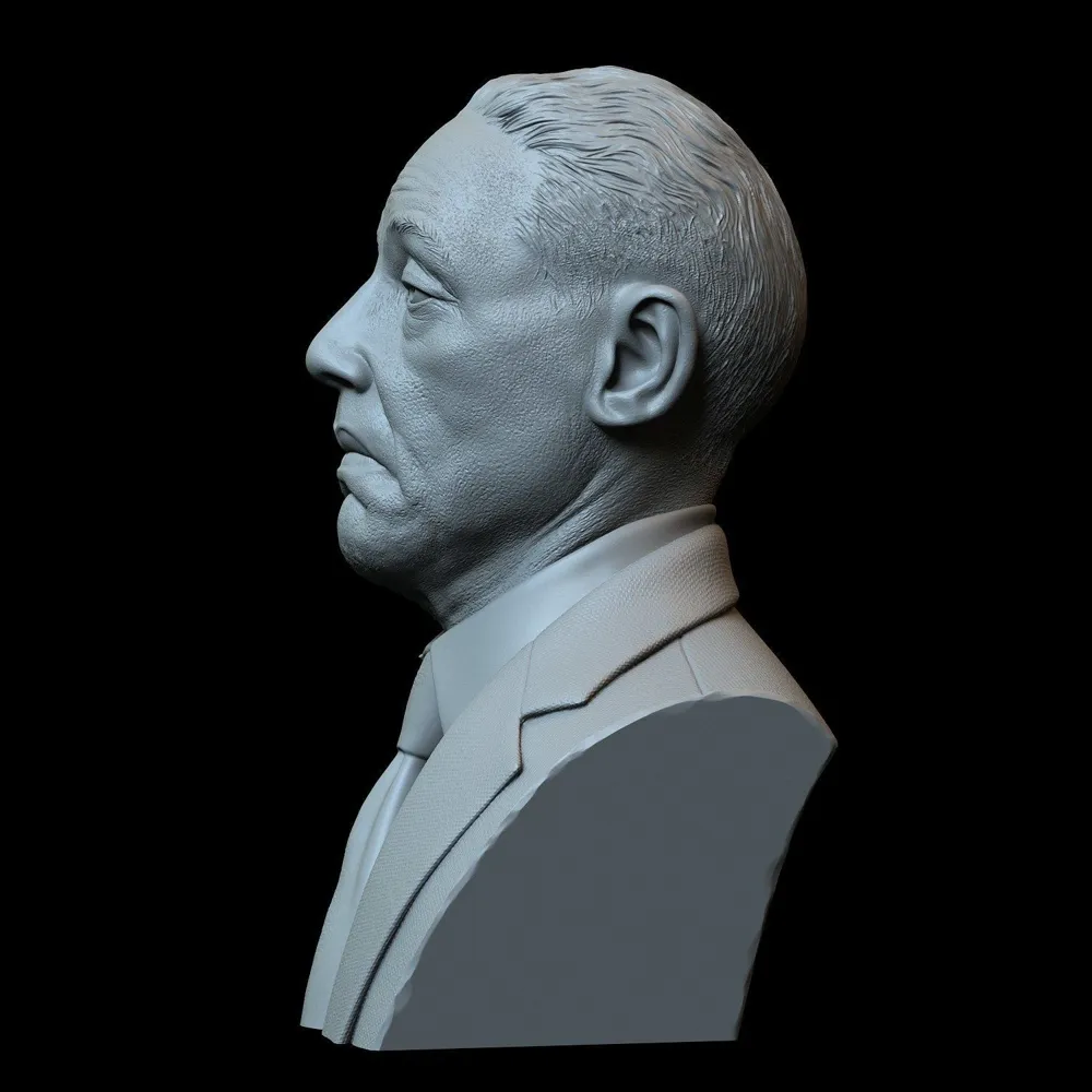 Gustavo Fring – Post-Explosion Bust Breaking Bad - Free 3D Print Model ...