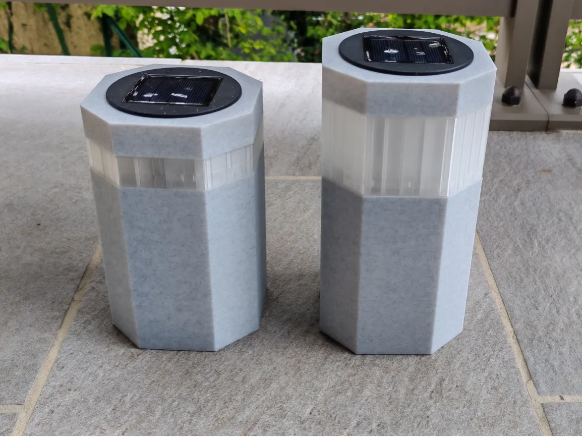 Modular solar post lamp - Free 3D Print Model - MakerWorld