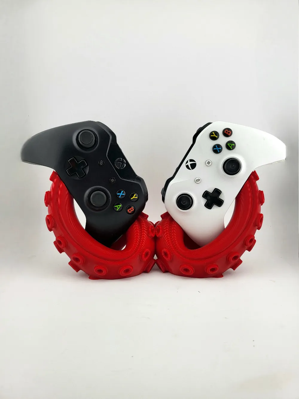 Xbox two Controller Holder tentacle stand - Free 3D Print Model ...