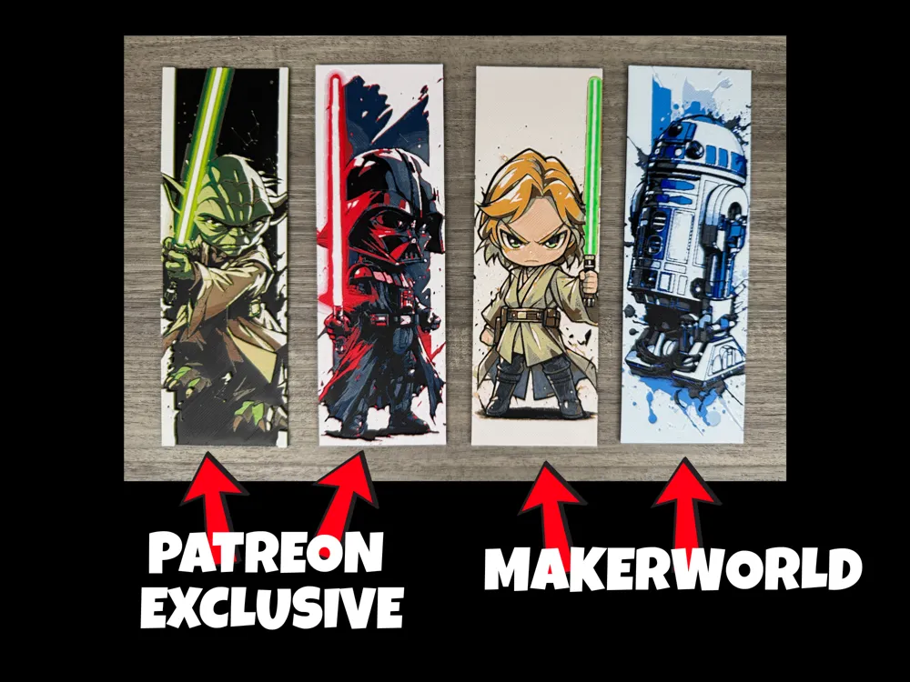 R2-D2 Bookmark by Canadian Gamer MakerWorld: Download Free 3D Models