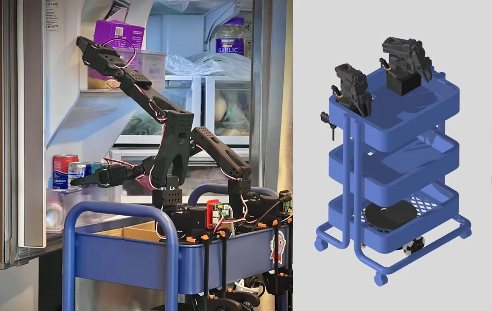 XLeRobot 0.1.0: Practical Dual Arm Mobile Robot by XLeRobot MakerWorld ...