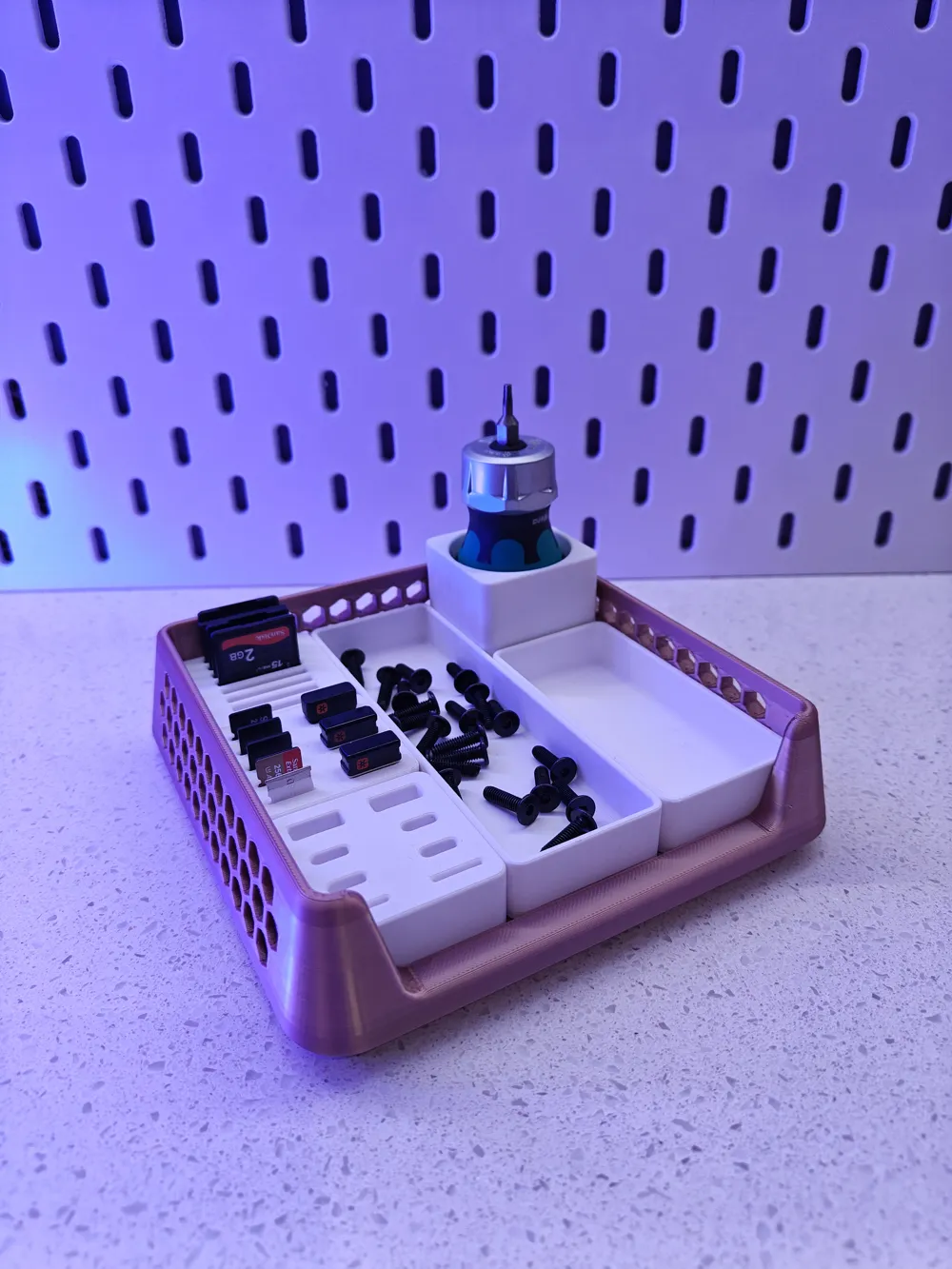 SD Cards & USB hub - Gridfinity by MIGo MakerWorld: Download Free 3D Models