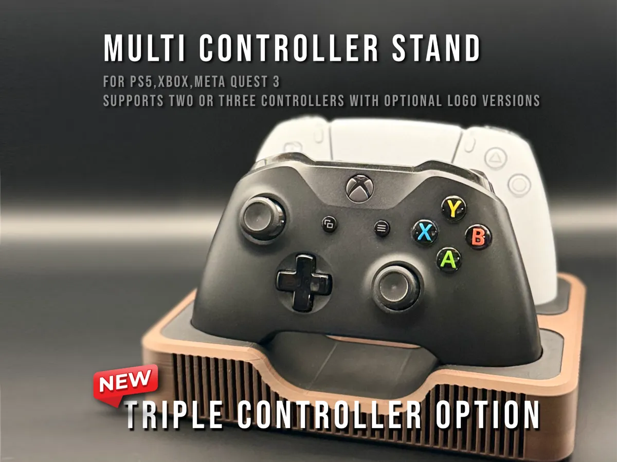 Multi-Controller-Ständer für XBOX, PS5, Meta Quest 3 – Kostenloses 3D ...