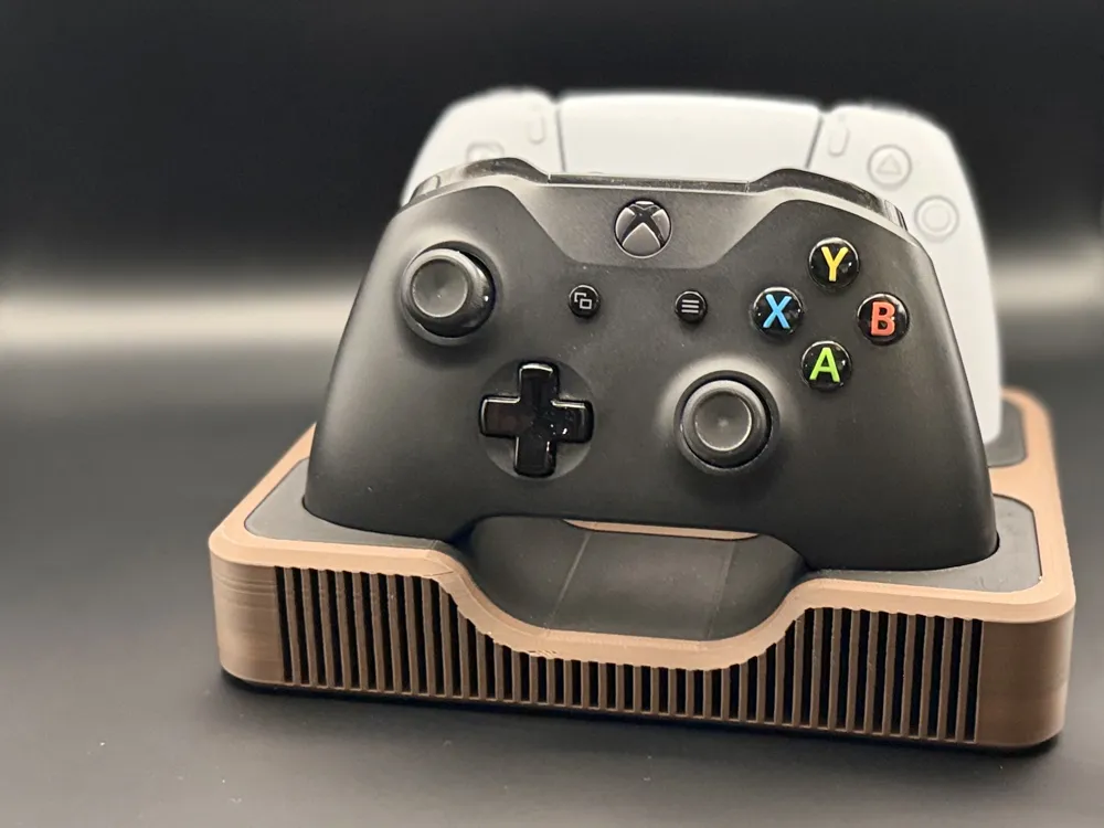 Dual Controller stand for XBOX and PS5 - Free 3D Print Model - MakerWorld