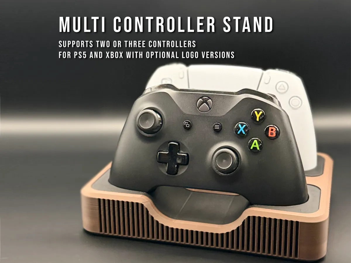 Multi Controller Ständer für XBOX und PS5 – Kostenloses 3D-Druckmodell ...