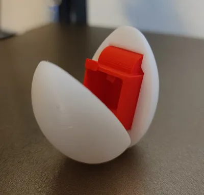 Surprise Egg 3D Printer Easter Egg by OFF5PRING - MakerWorld