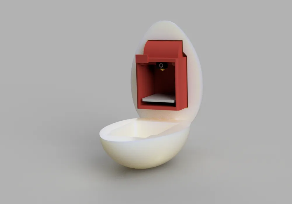 Surprise Egg 3D Printer Easter Egg by OFF5PRING - MakerWorld