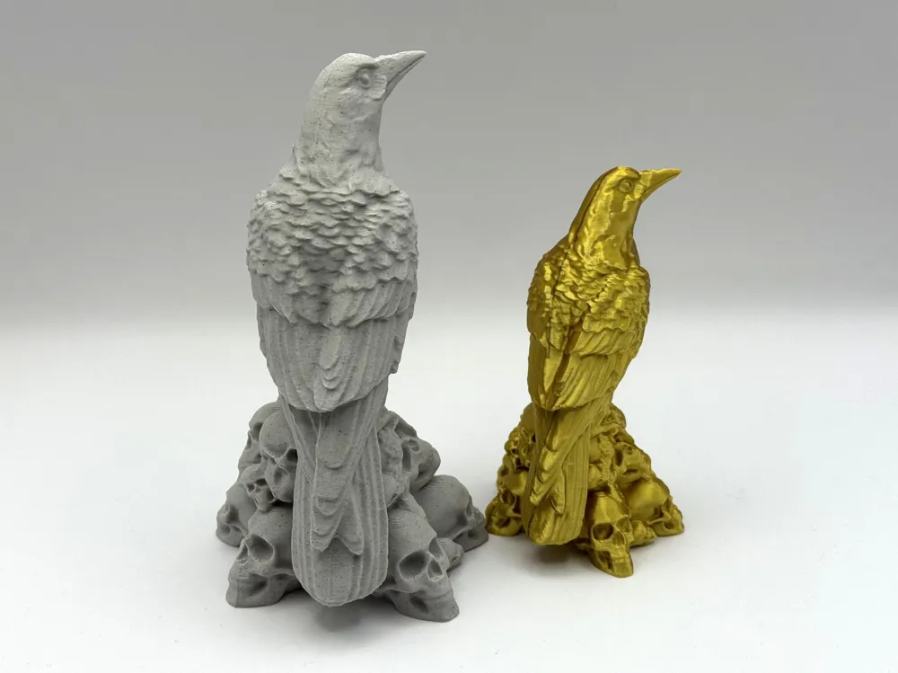 Raven on a Throne of Skulls by Stigern MakerWorld: Download Free 3D Models