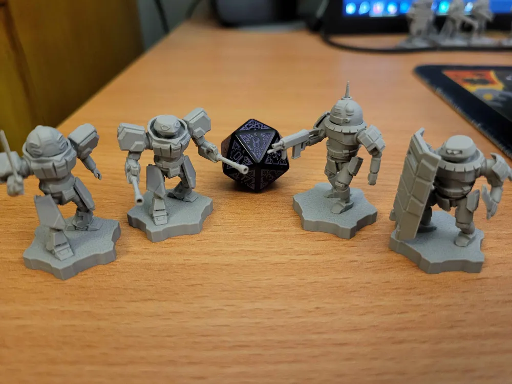 Miniature Mechs - Lancer Vestan Military by Goldthorpe - MakerWorld