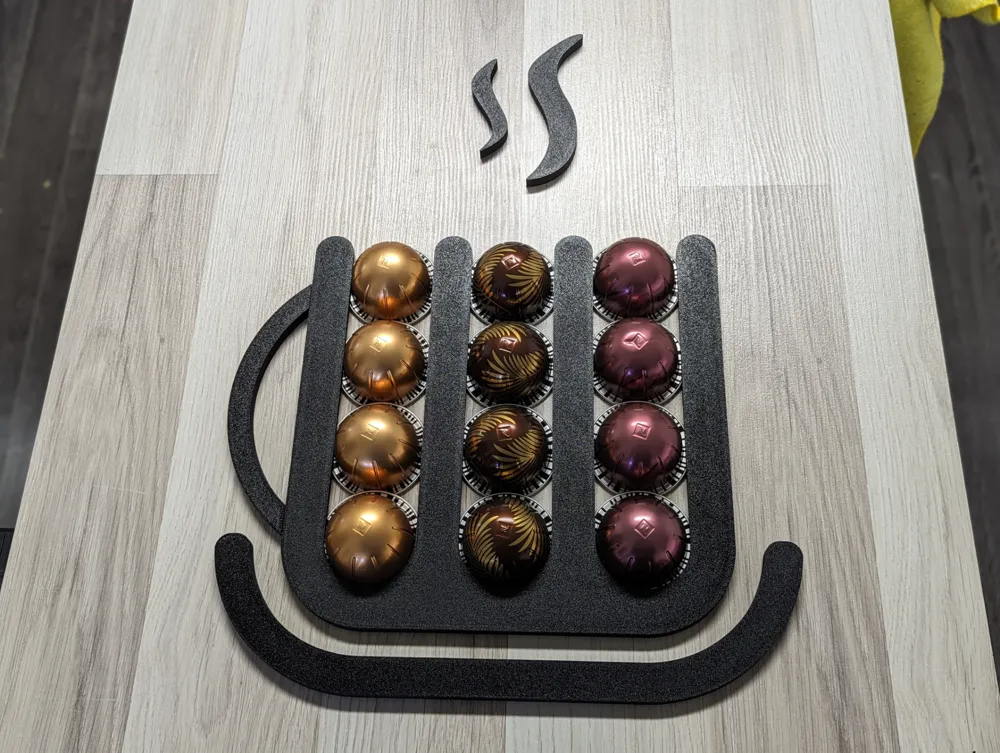 Mug shaped Nespresso Vertuo capsules dispenser Remixed by Marc Elbichon ...