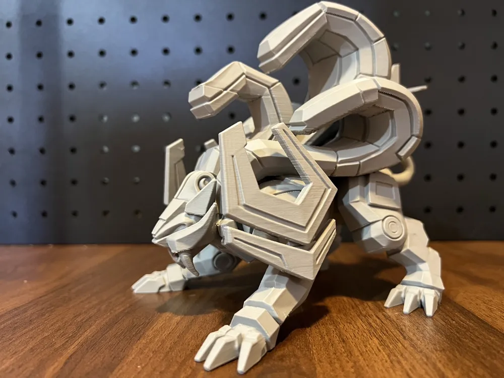 Mecha Pokemon Series — Thunderous Raikou Statue - Free 3D Print Model ...