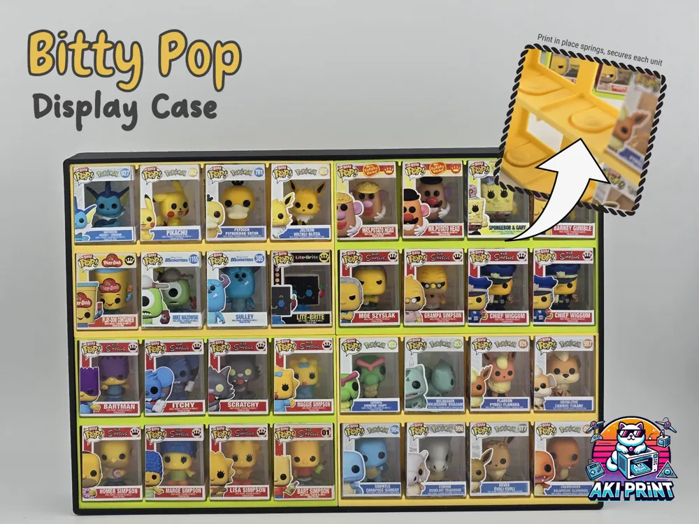 Funko Bitty Pop Adaptive Display - Free 3D Print Model - MakerWorld
