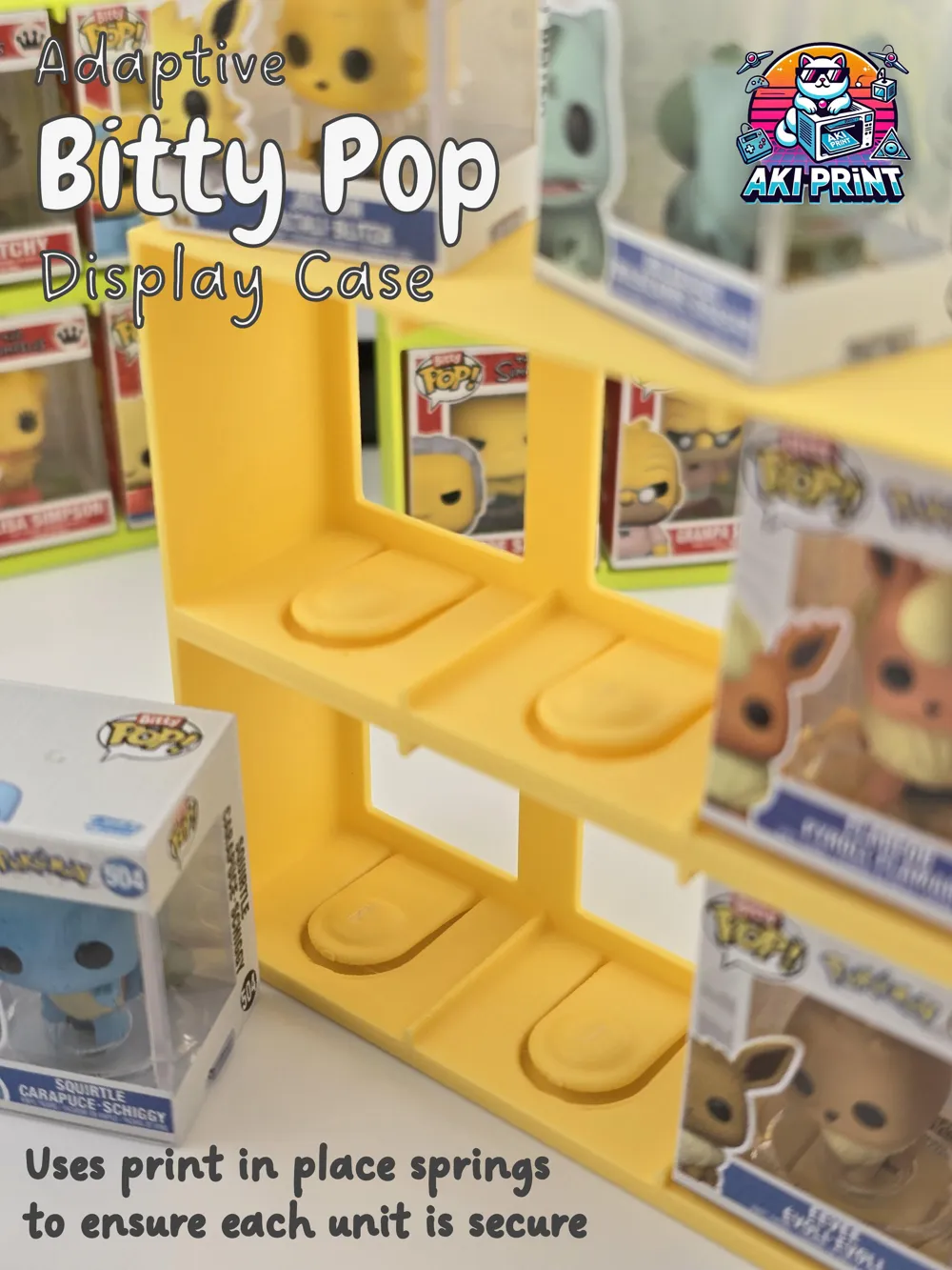 Funko Bitty Pop Adaptive Display - Free 3D Print Model - MakerWorld